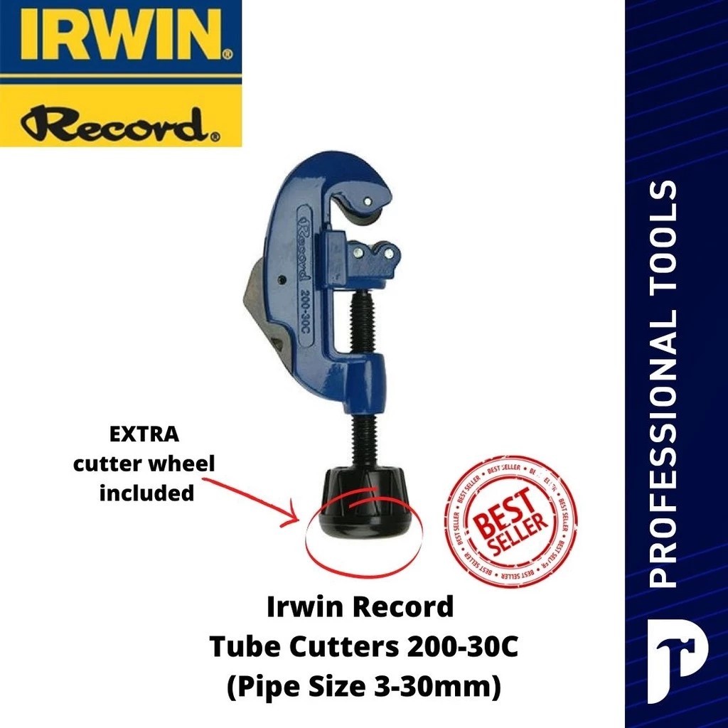 Irwin Record Tube Cutters T200-30C + EXTRA Cutter Wheel | Shopee Malaysia