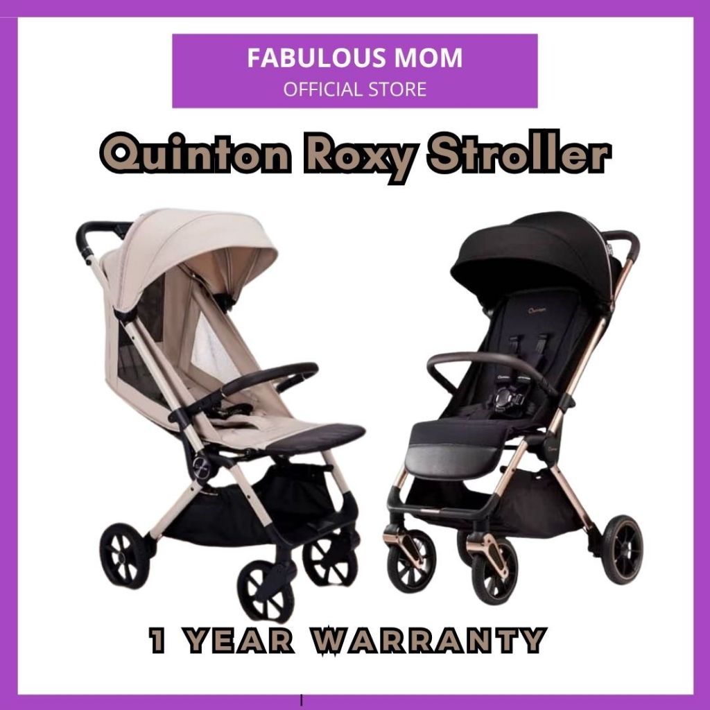 Quinton Roxy (Upgraded) Auto-Fold Compact Cabin Size Stroller Free ...