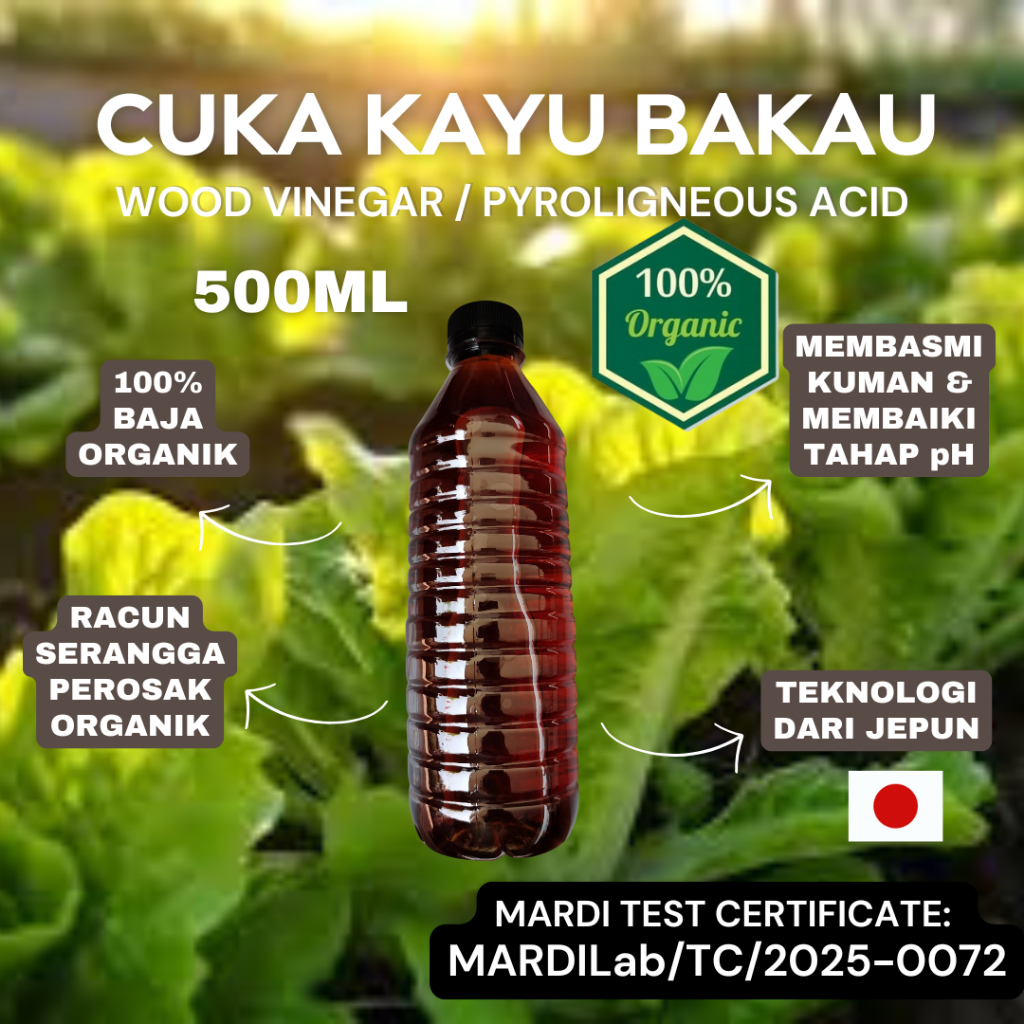 Cuka Kayu Bakau Kuala Sepetang Kawalan Penyakit & Perosak Organic Wood ...