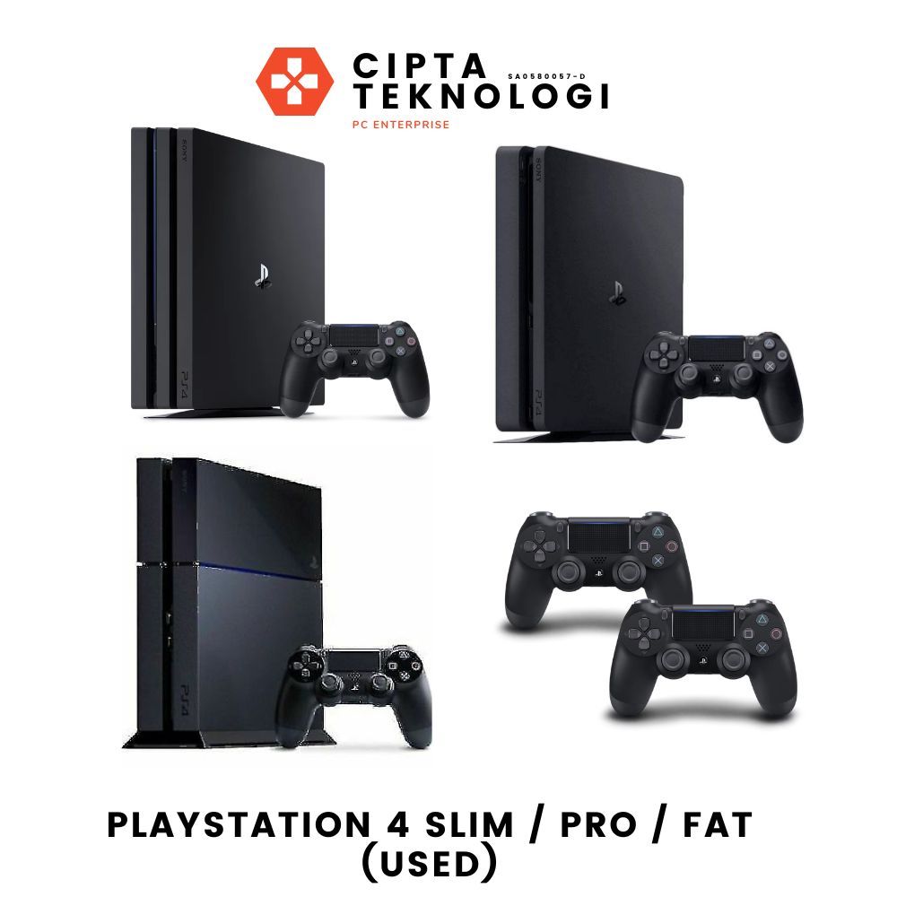 Playstation 4 PS4 Pro / PS4 Slim / PS4 Fat, 500GB or 1 TB (Used ...