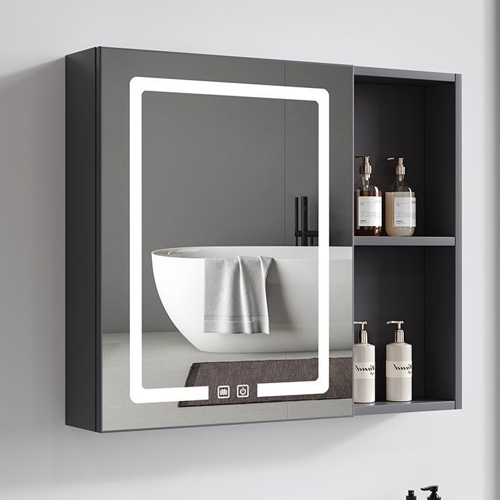 Aluminium Bathroom Cabinet with Mirror Large Storage Mirror Cabinet ...
