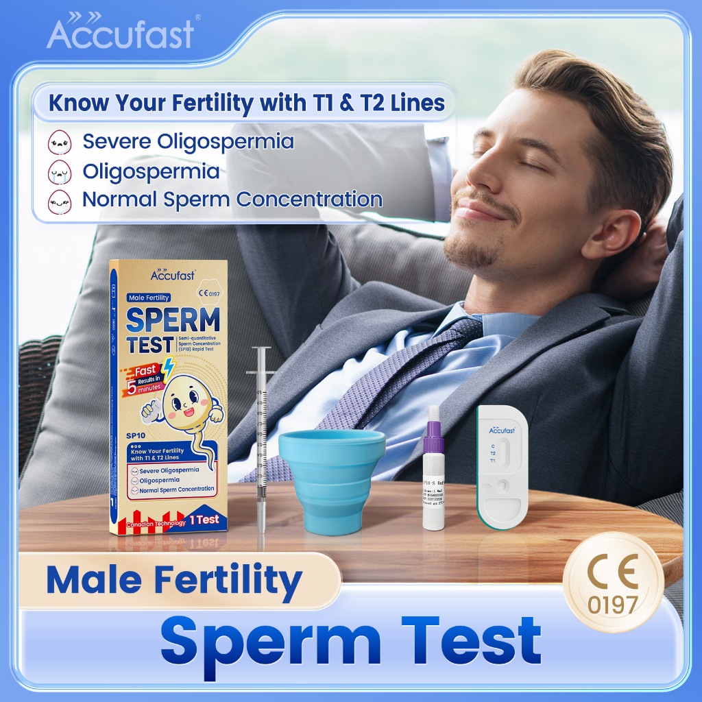 ACCUFAST Sperm Test Kit Male Fertility Test SP10 Test Sperm ...