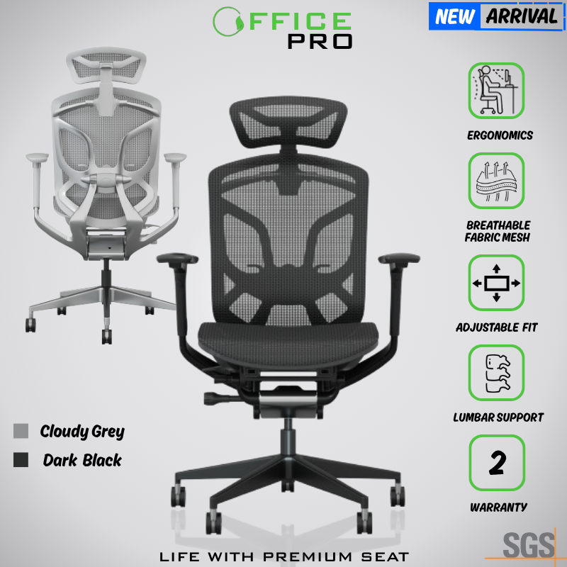 88 Butterfly PRO Ergonomic Chair - 2+8 Years Official Warranty (Office ...