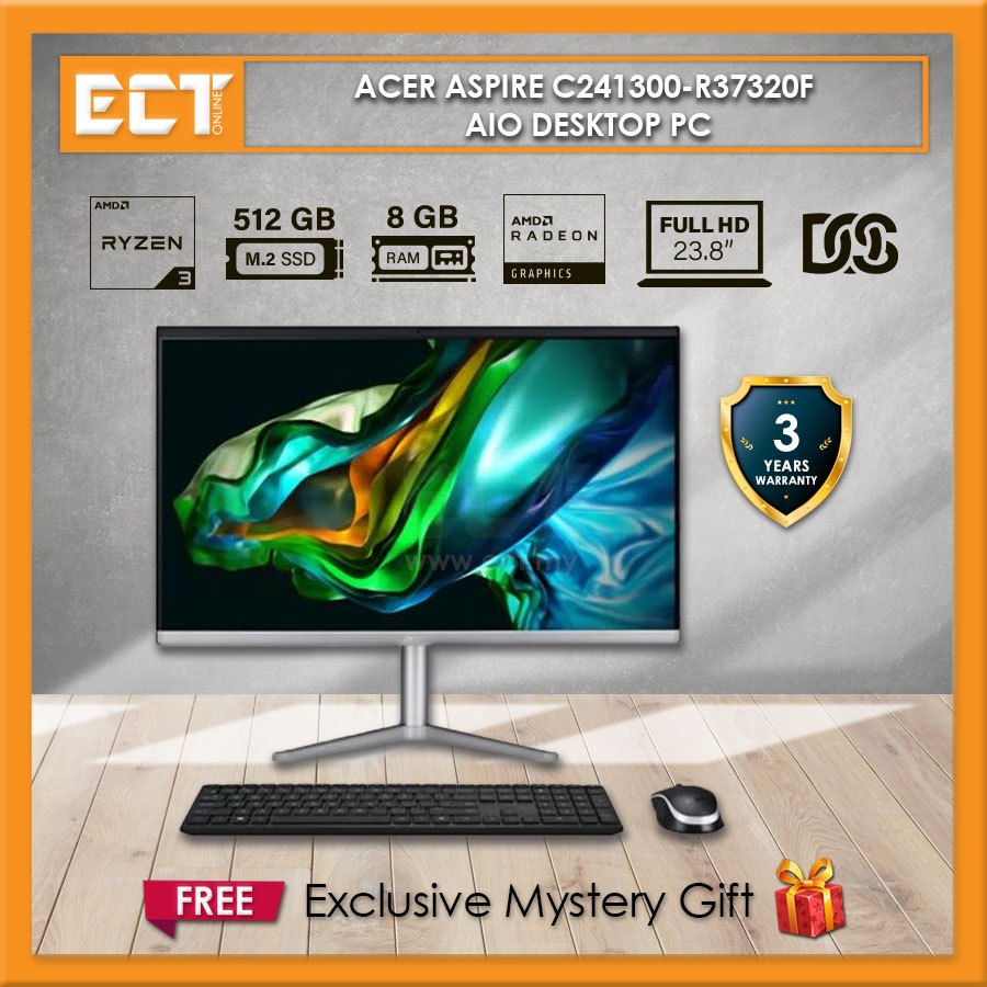 Acer Aspire All In One C24-1651 PC Set (Intel Core i5-1135G7,8GB,512GB ...