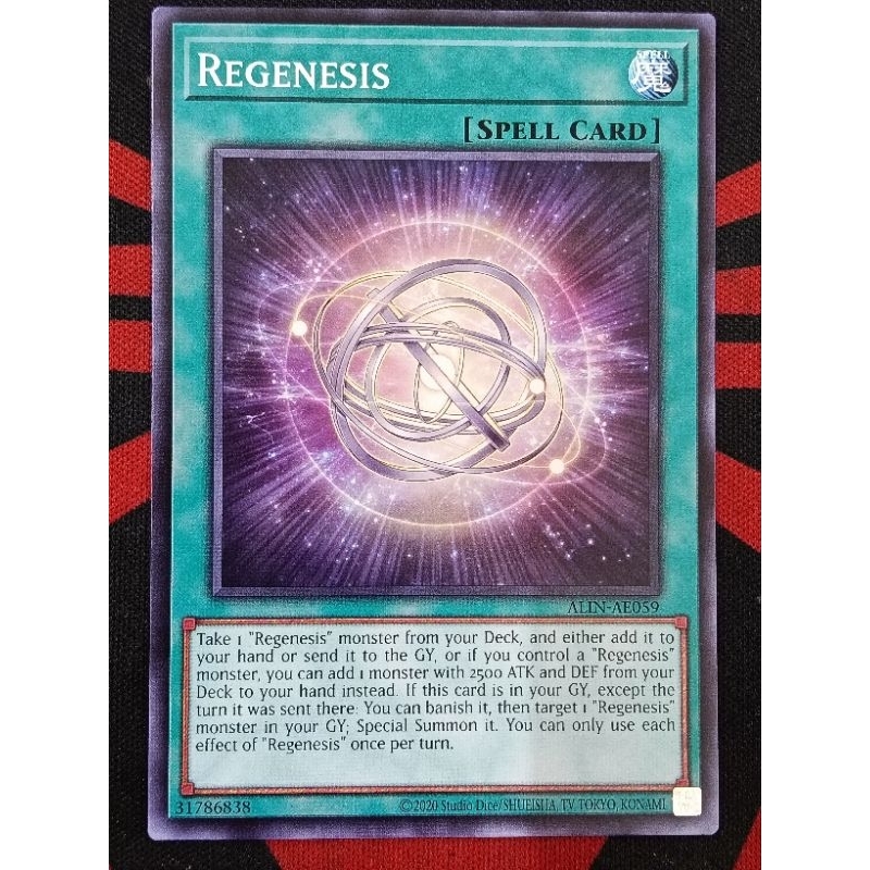 YUGIOH KONAMI ALIN-AE059 ALIN-JP059 Regenesis (C) | Shopee Malaysia