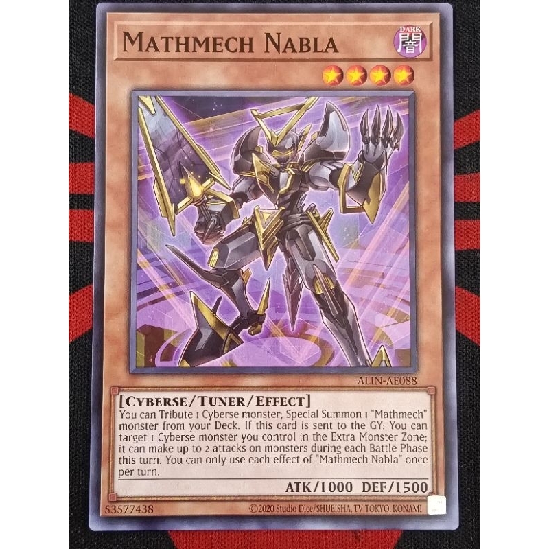 YUGIOH KONAMI ALIN-AE088 Mathmech Nabla (C) | Shopee Malaysia