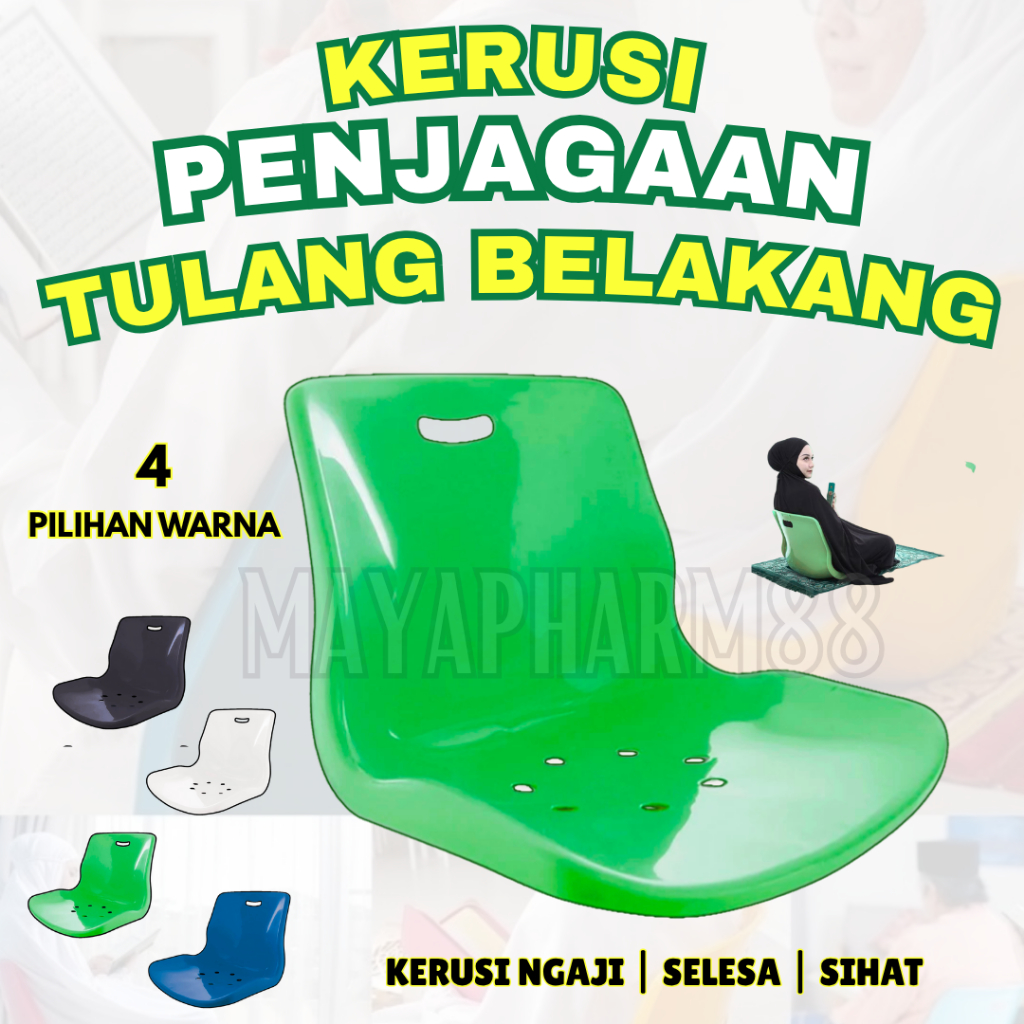 Kerusi Kuliah-Kerusi Plastik-Kerusi Belajar-Kerusi Solat-Floor Chair ...