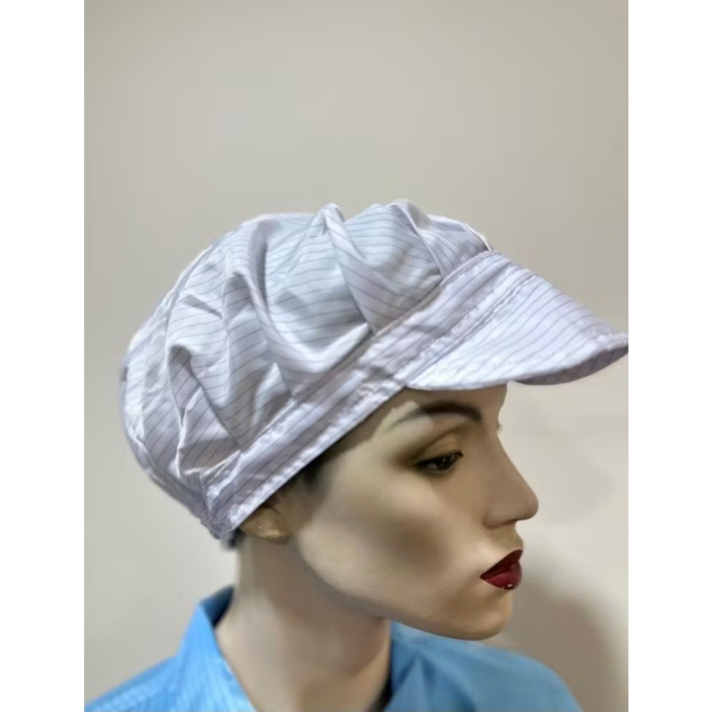 Cleanroom Esd Cap Unisex 100% Polyester Fabric Dust free design ...