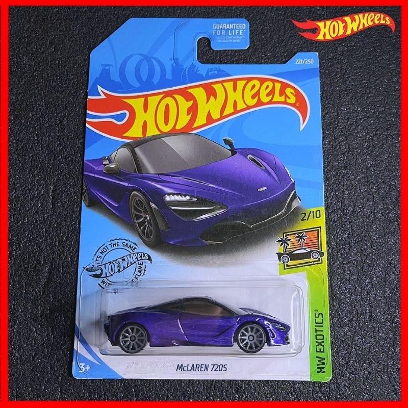 Hot Wheels Mclaren 720s Purple 2019 Third Editions Hotwheel Mclaren ...