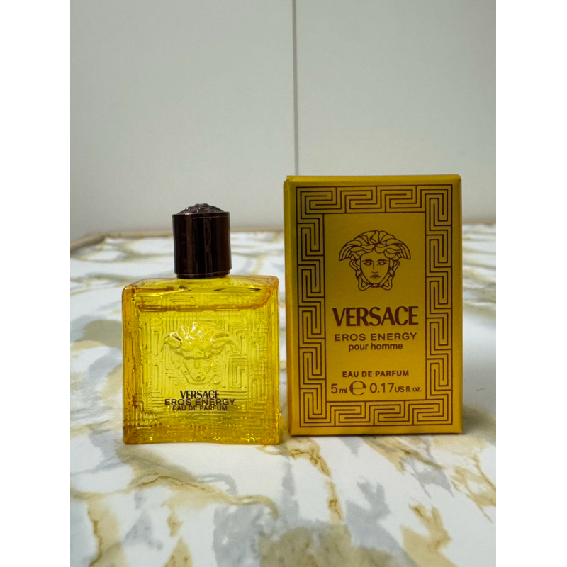 100% Authentic Miniature/Versace Eros Energy Pour Homme Edp 5ml ...