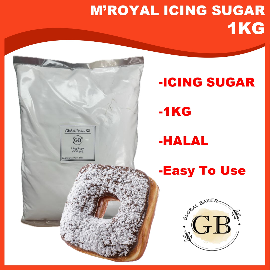 ICING SUGAR/GULA AISING 1KG Halal | Shopee Malaysia