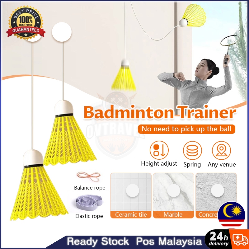 Badminton Trainer Automatic Rebound Training Spin Ball Sports Toy ...