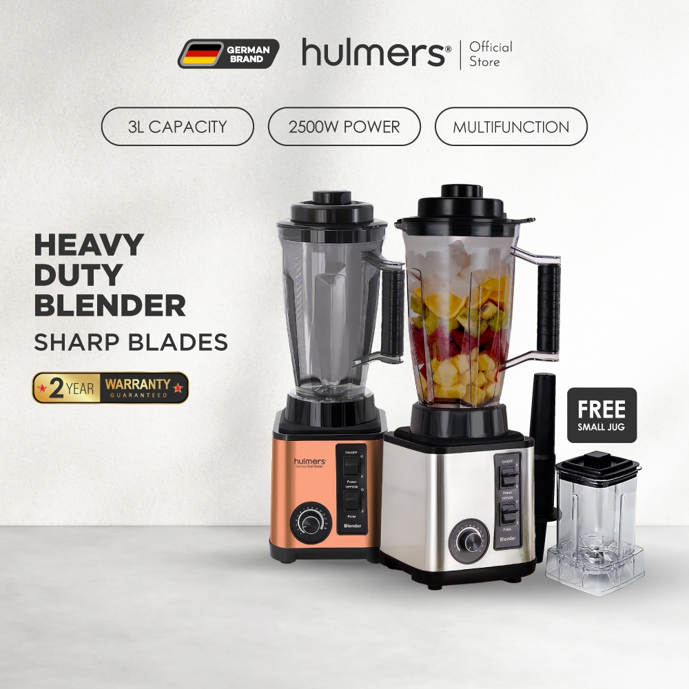 Hulmers 3L Heavy Duty Blender – Mixer, Juicer, Ice Crusher, Smoothie ...
