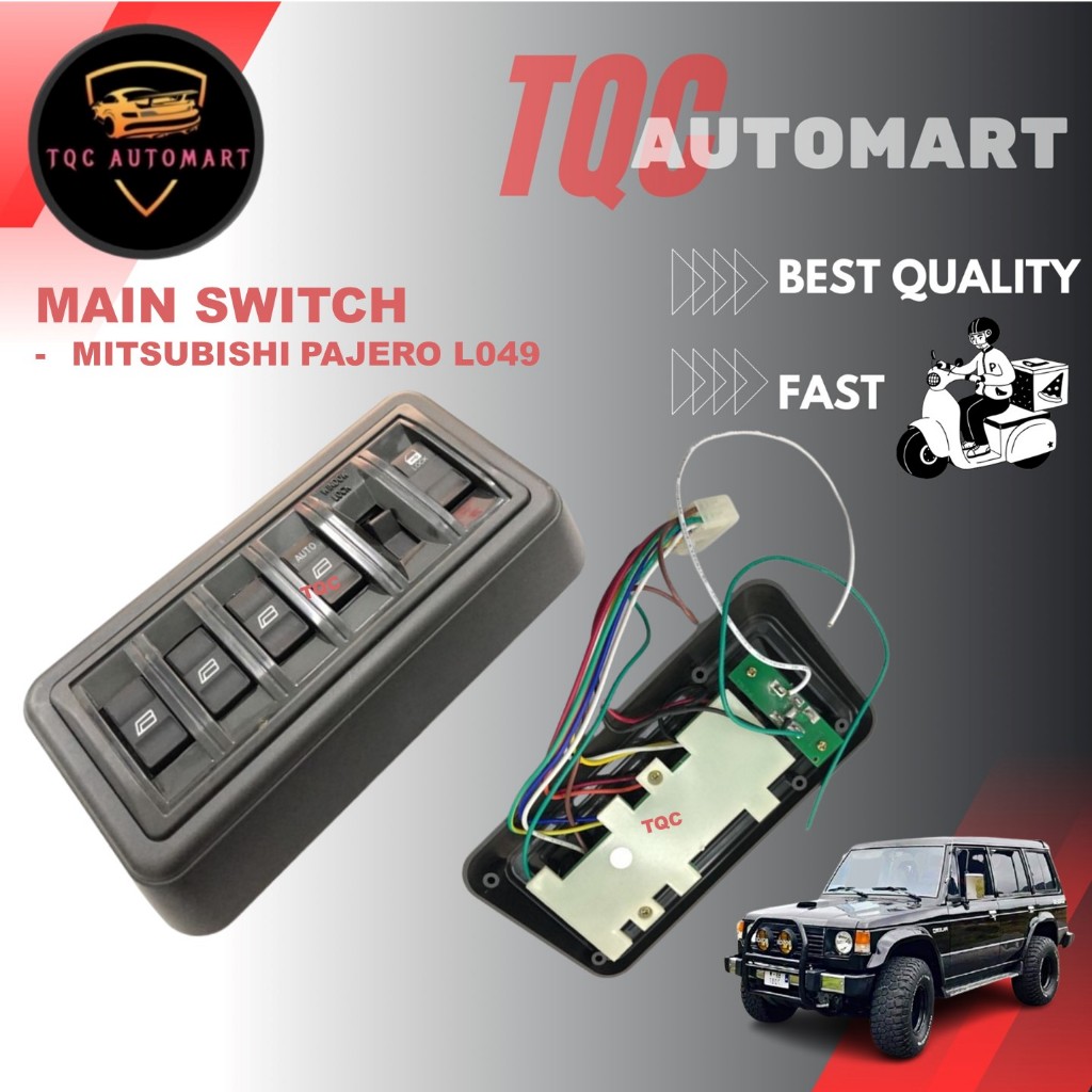 MITSUBISHI PAJERO L047 L049 V32 V33 POWER WINDOW MAIN SWITCH MASTER ...