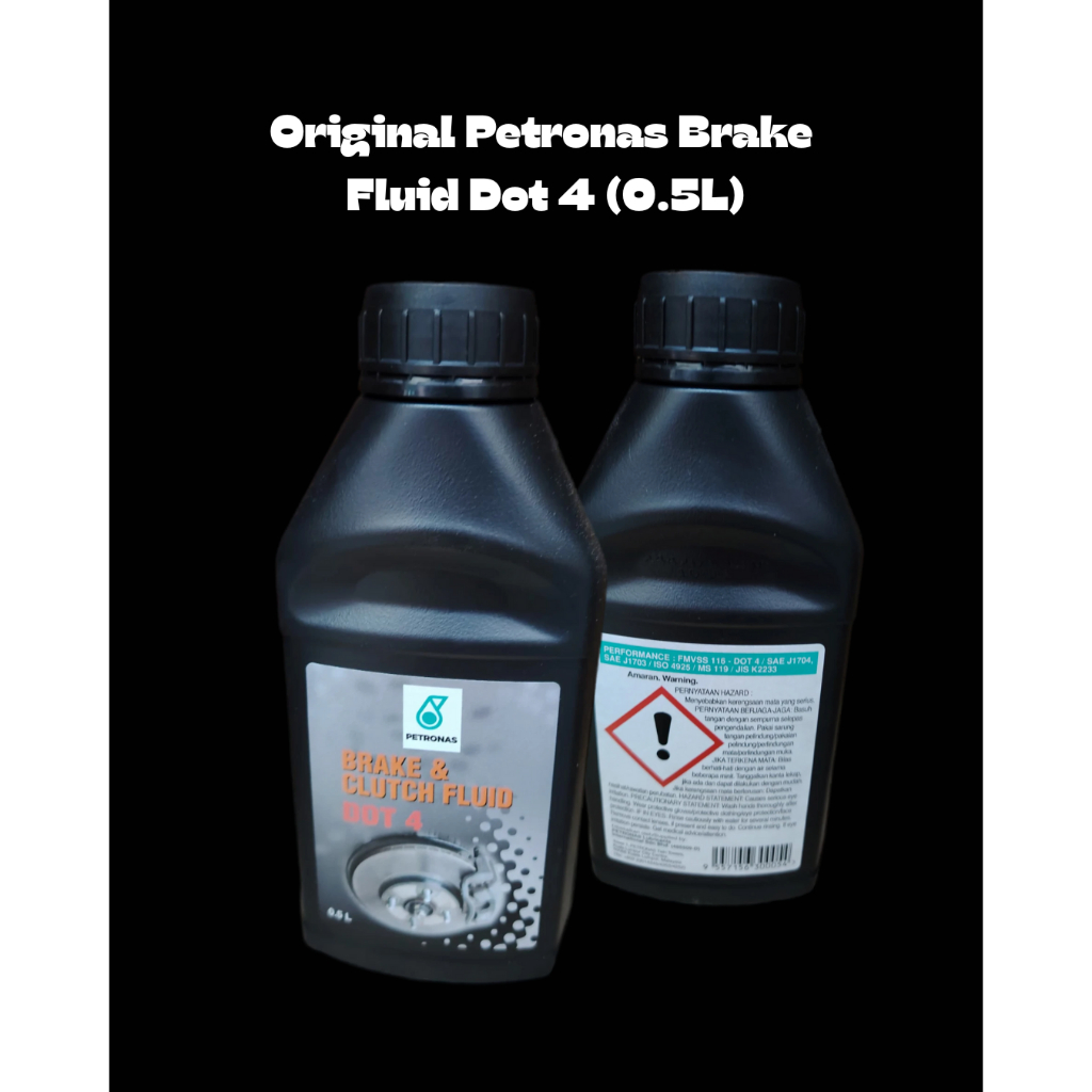 100% Original Petronas Brake Fluid Dot 4 (0.5L) | Shopee Malaysia