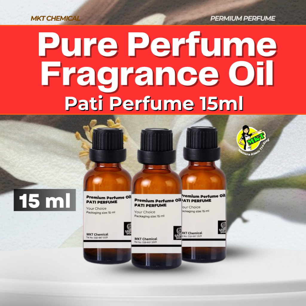 15ml Perfume Pati Fragrance Oil import Minyak wangi Tanpa Campuran ...