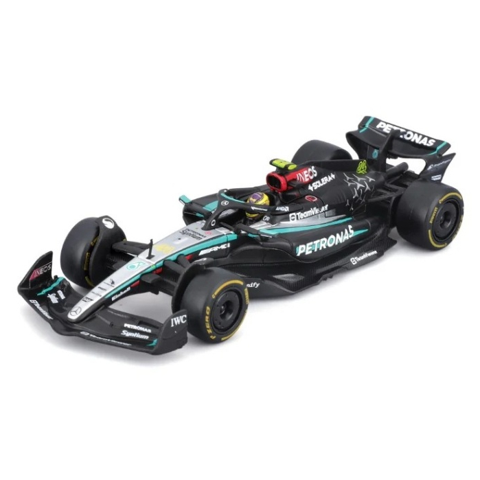 BBURAGO Burago 1:43 F1 RACING AMG Petronas F1 Team 2024 F1W15 #44 Die ...
