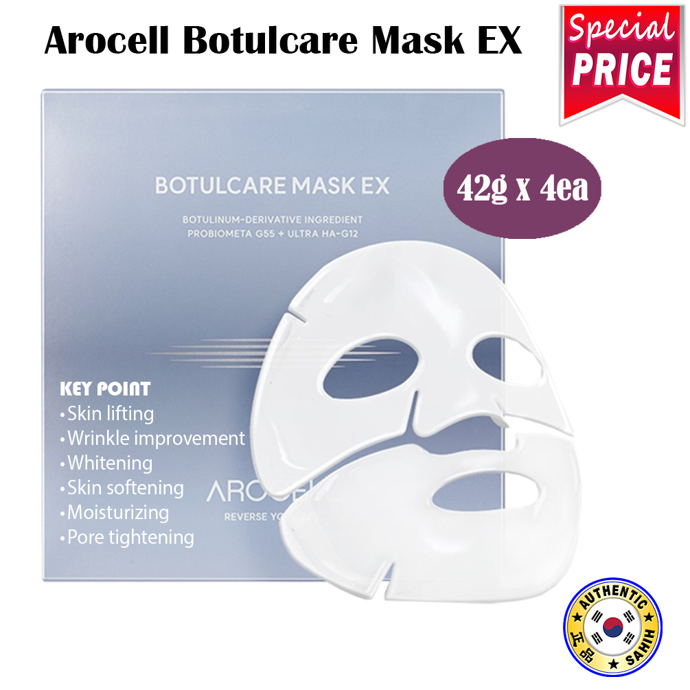 AROCELL Botulcare Mask EX 42g x 4ea , Anti-aging, Brightening, Firming ...
