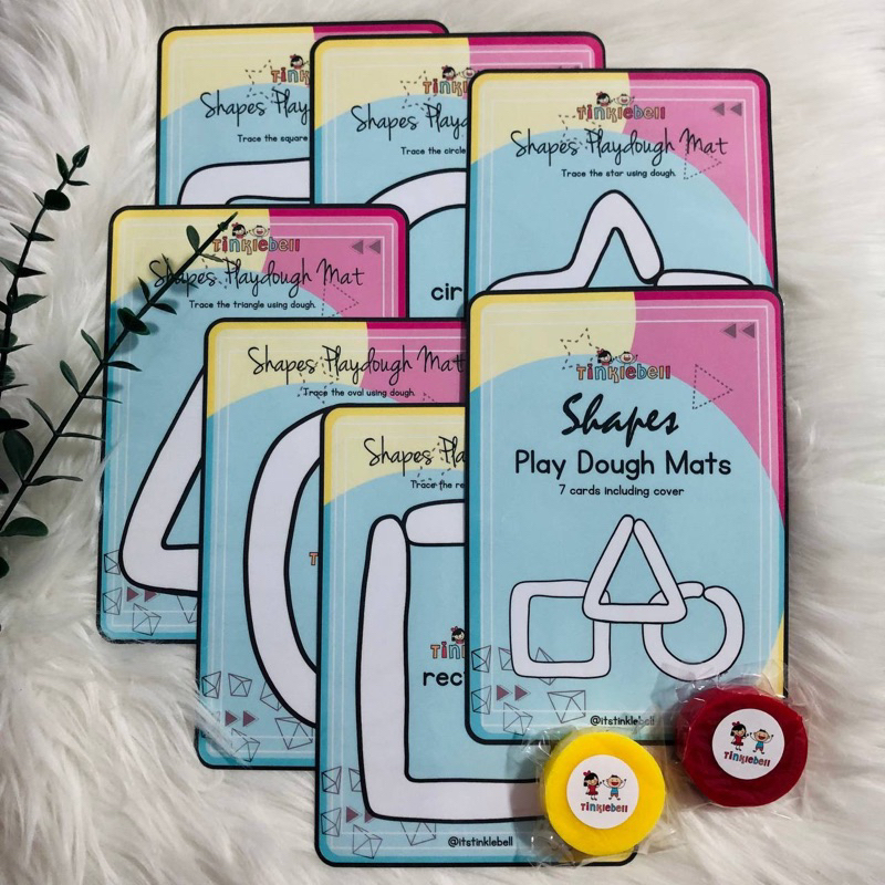 Shapes Play Dough Mats - A5 with dough | Shopee Malaysia