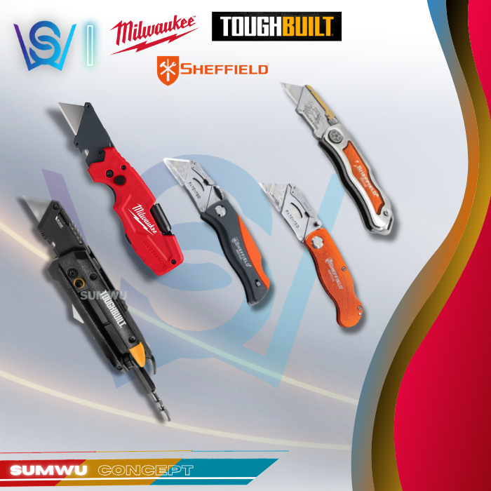 MILWAUKEE 6 IN 1 FASTBACK FLIP UTILITY CUTTER (48-22-1505) Pisau ...