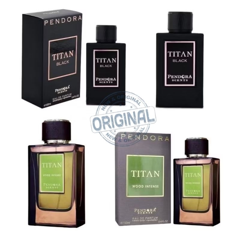 Titan Wood Intense & Titan Black : Perfume By Pendora Scents Edp 100ml ...