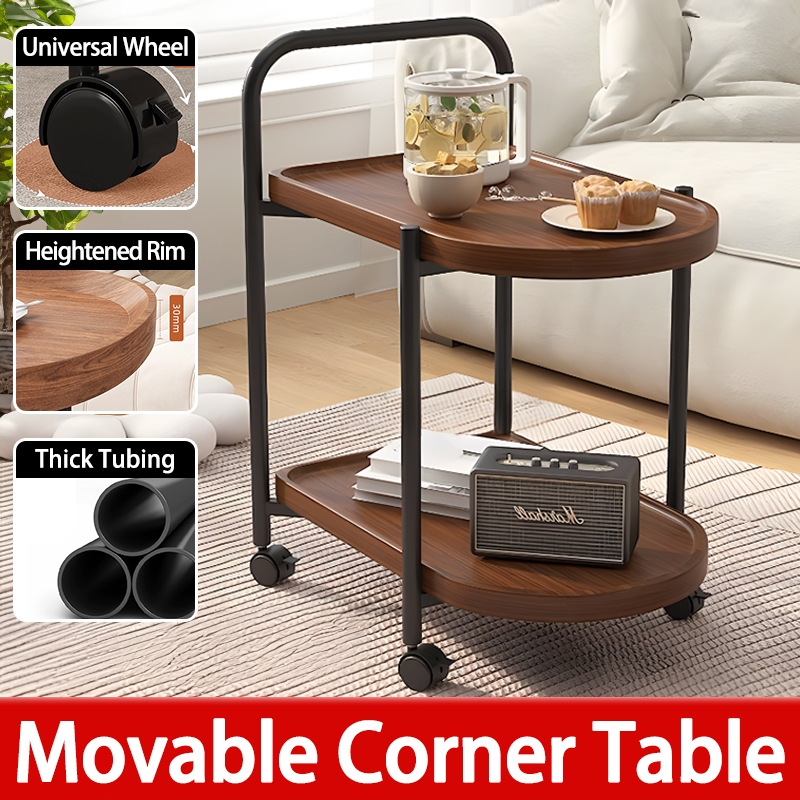 Simple Coffee Tea Tray Table Movable Nordic Sofa Side Creative Small ...