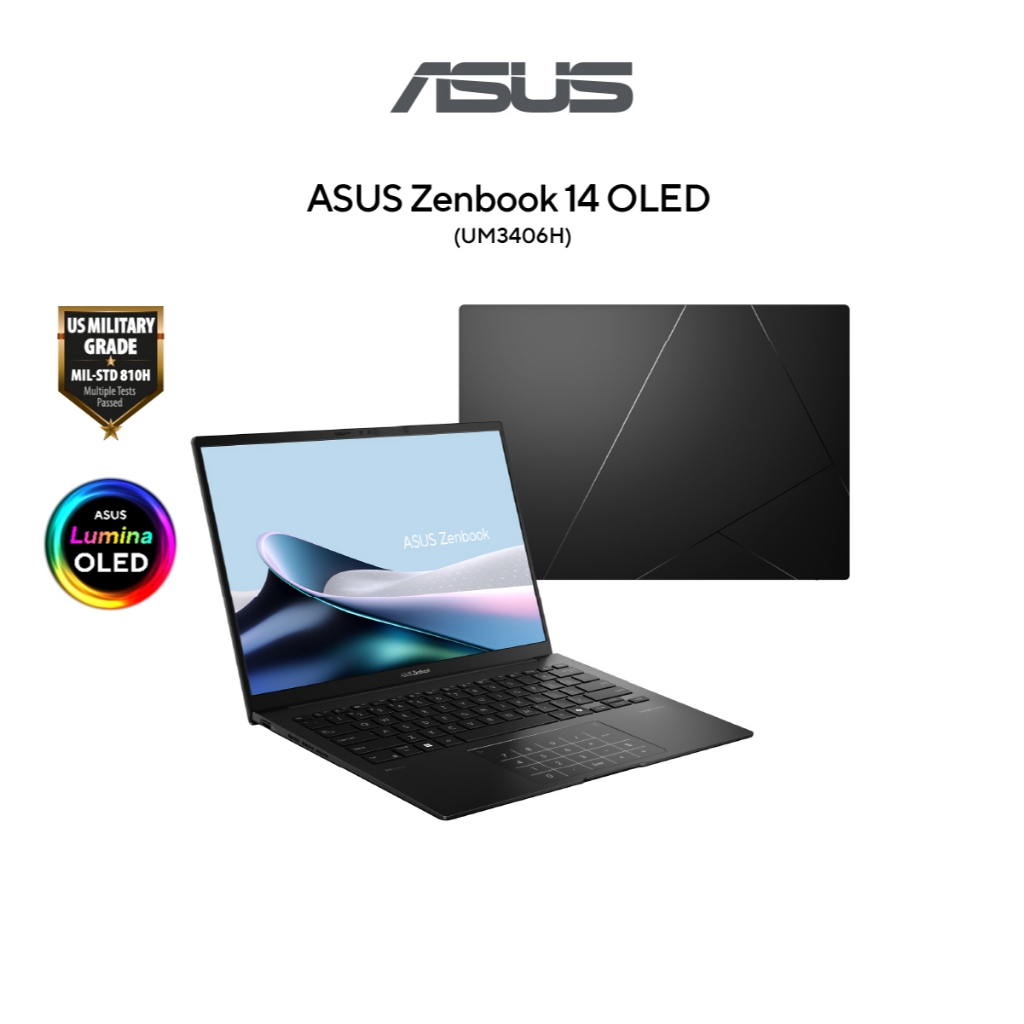 ASUS Zenbook 14 UM3406K-AQD112WS Laptop | AMD Ryzen AI 7 350 | 16GB RAM ...