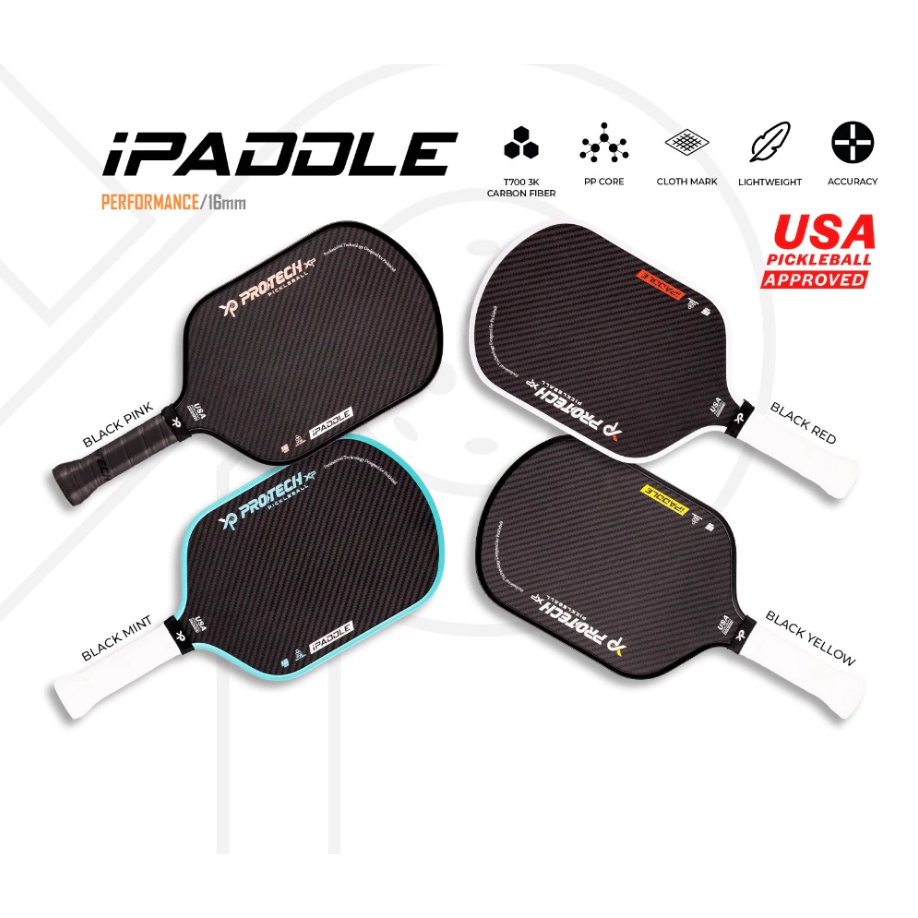PROTECH XP Pickleball Paddle - iPADDLE SERIES USA PICKLEBALL APPROVED ...