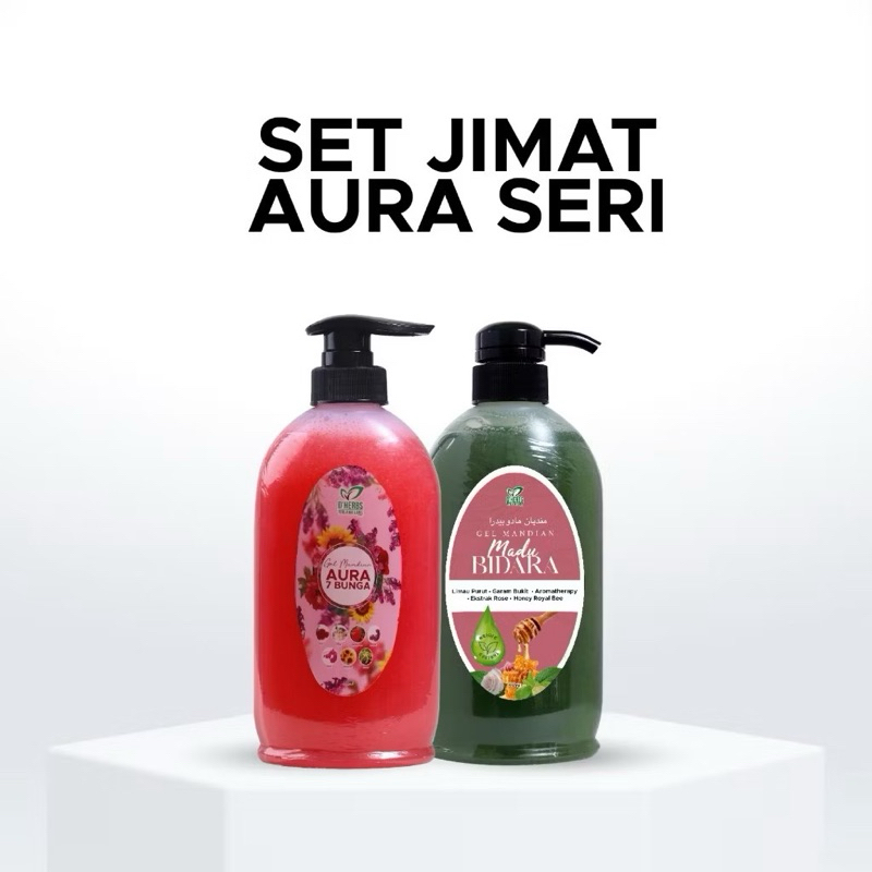 DHERBS Combo Mandian Bidara Madu Dan Aura 7 Bunga #murah | Shopee Malaysia