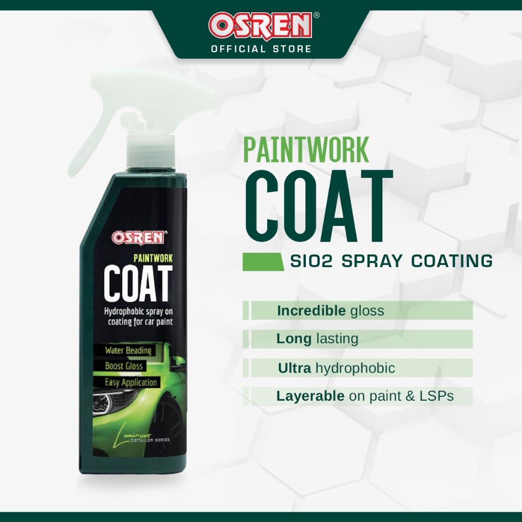 OSREN Luminous Paintwork Coat - Sio2 Spray Coating (300ml) | Shopee ...