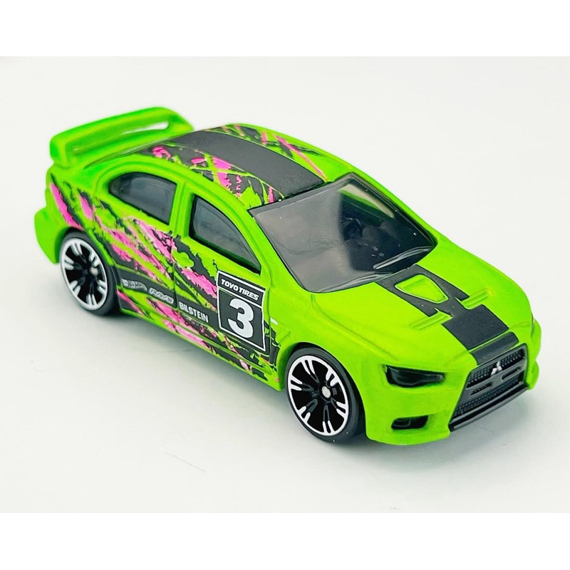 Hotwheels Neon Speeders 2025 Mix 2 - 2008 Mitsubishi Lancer Evolution X ...