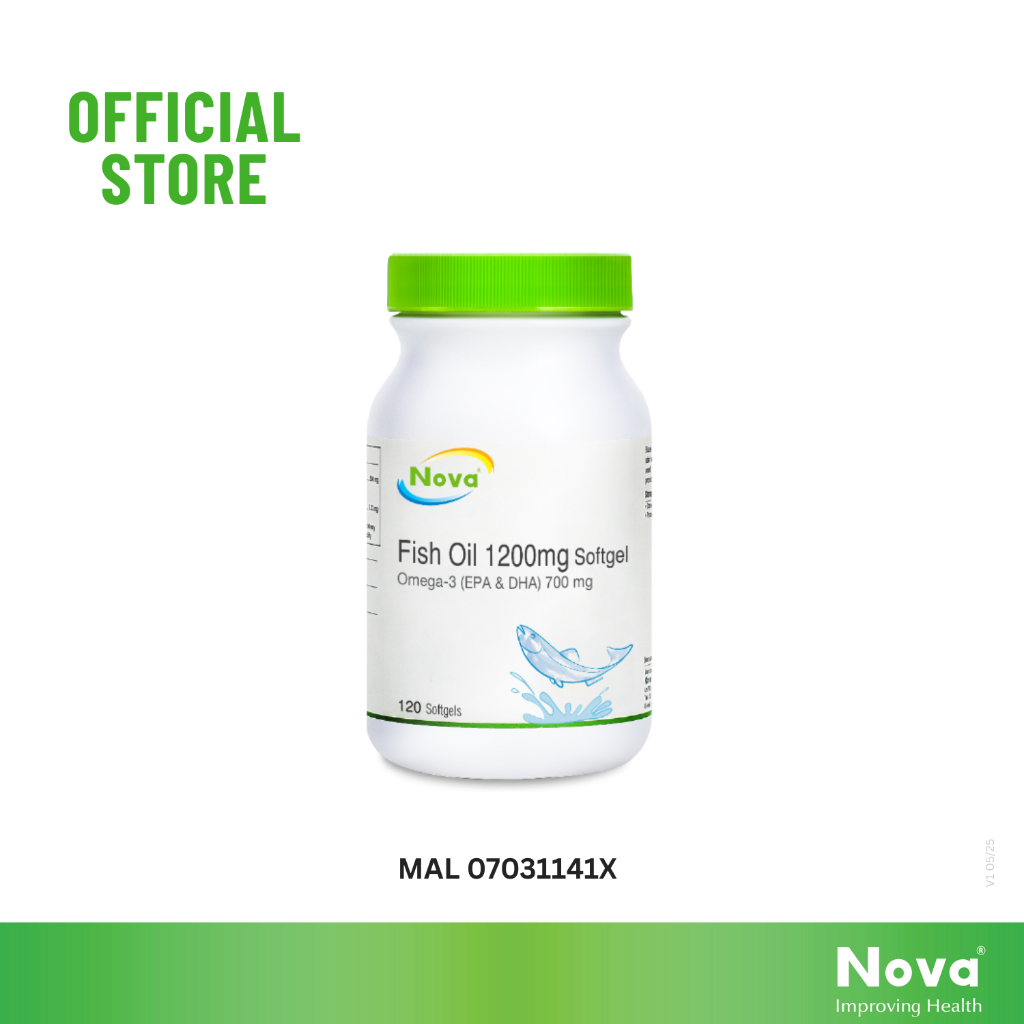 Nova Fish Oil 1200MG (2x120's) - Triple molecular distillation to ...