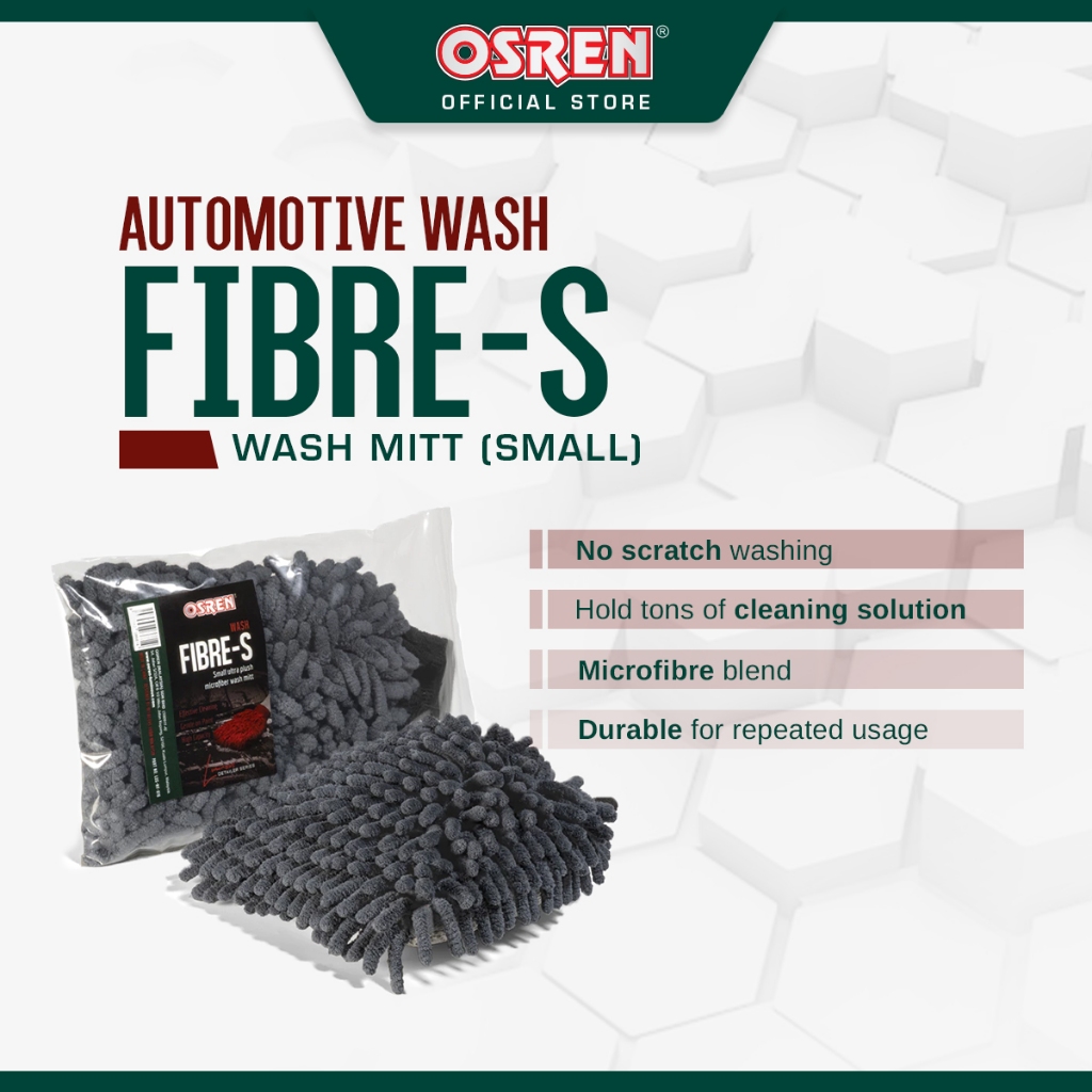 OSREN Luminous Wash Fibre S - Automotive Wash Mitt | Shopee Malaysia