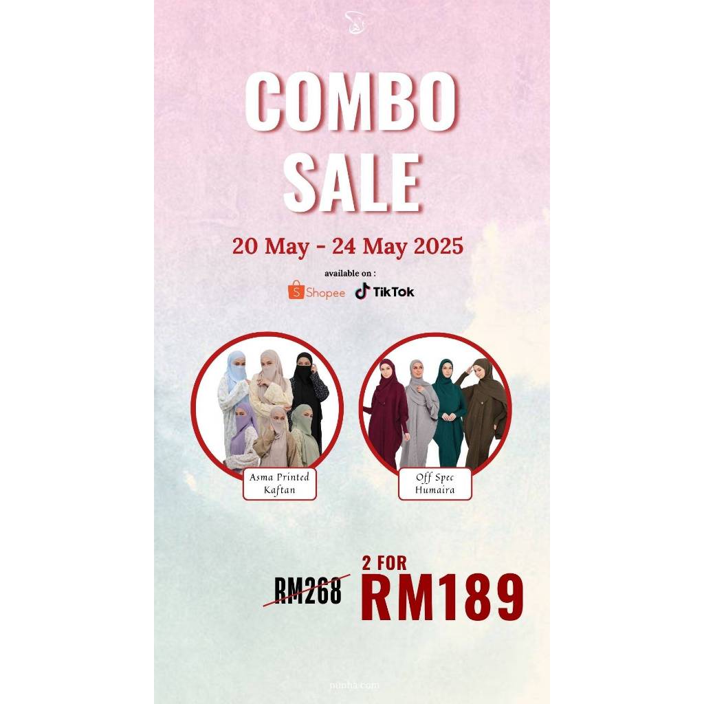 COMBO SALE 3 (ASMA COLLECTION + OFFSPEC HUMAIRA) | Shopee Malaysia