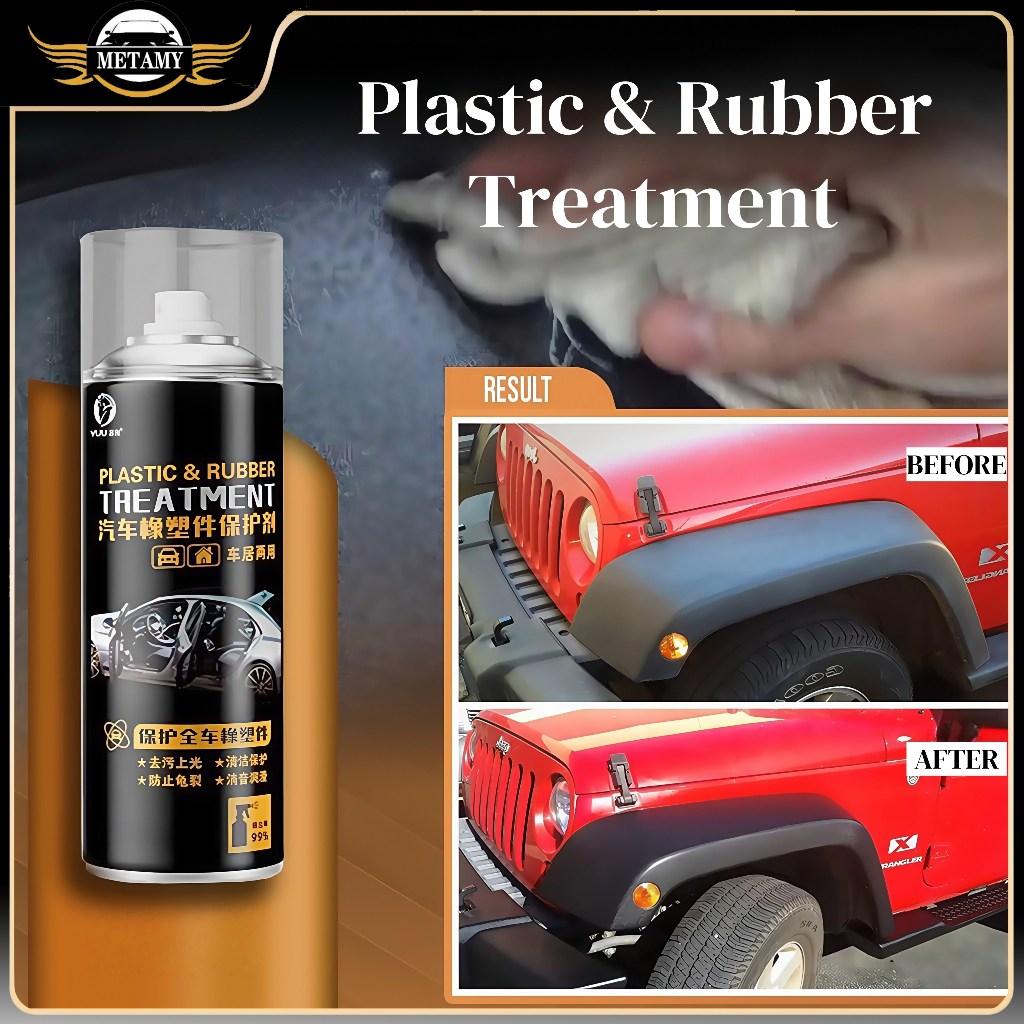 200ML/450ML Car Plastic Restore Waterproof Rubber Plastic Refurbishment ...
