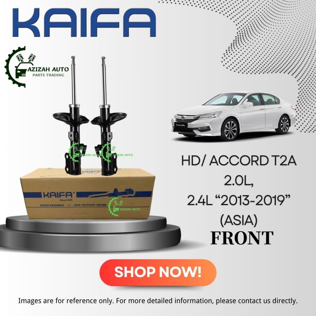Kaifa Shock Absorber Honda Accord T2a 2.0L , 2.4L "2013-2019" (Asia) (Front & Rear) (Gas ...
