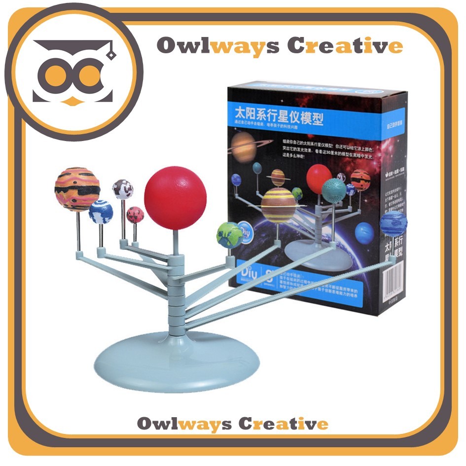 Science DIY Kids Astronomy Education The Solar System Planets Model ...