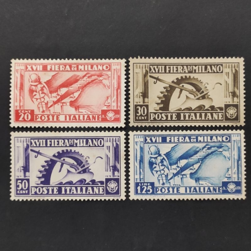 1937 Stamp Italy-Complete Unique Mint Stamp-17th Milan Fair in Italy ...