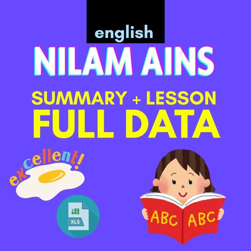 [ Bahasa Inggeris ] NILAM AINS story data ENGLISH with Summary nilam ...