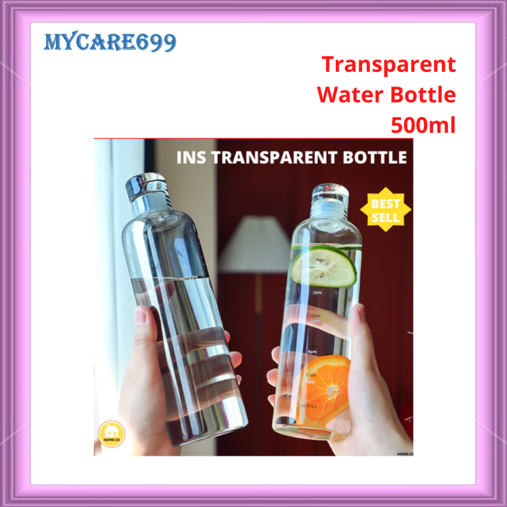 Ins Style Water Bottle Drinking Water Botol Bekas Air Botol Minuman ...