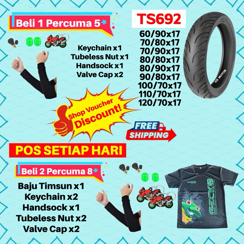 Timsun Tayar🔥Timsun TS692 17 inch🔥HIGH GRIP🔥MEDIUM SOFT COMPOUND ...