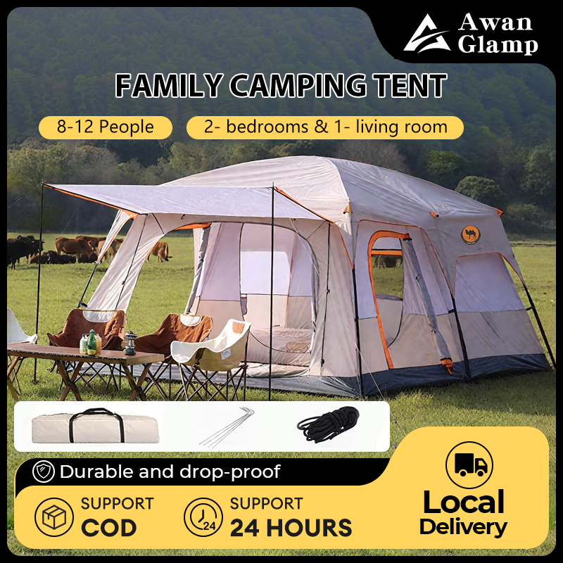 💥origin logo khemah unta Camel tent besar 8-12 Person Large Camping ...