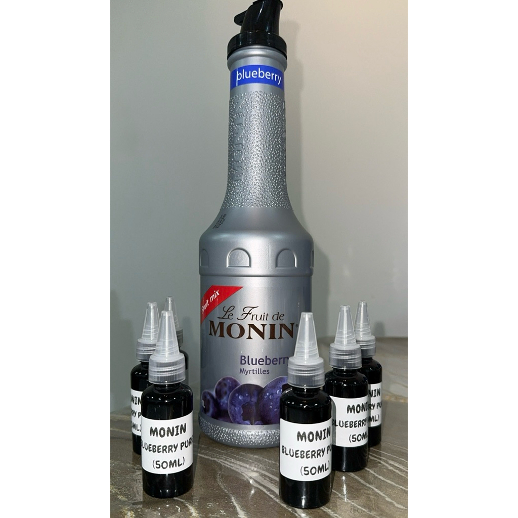 Monin BLUEBERRY / MANGO / PEACH / YUZU Puree (repackaged 50ml) | Shopee ...