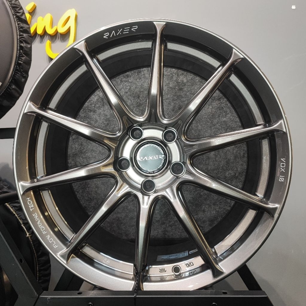RAXER SPORT RIM VOX 10 FLOW FORMING MADE IN MALAYSIA 18INCH×8.5J PCD 5× ...