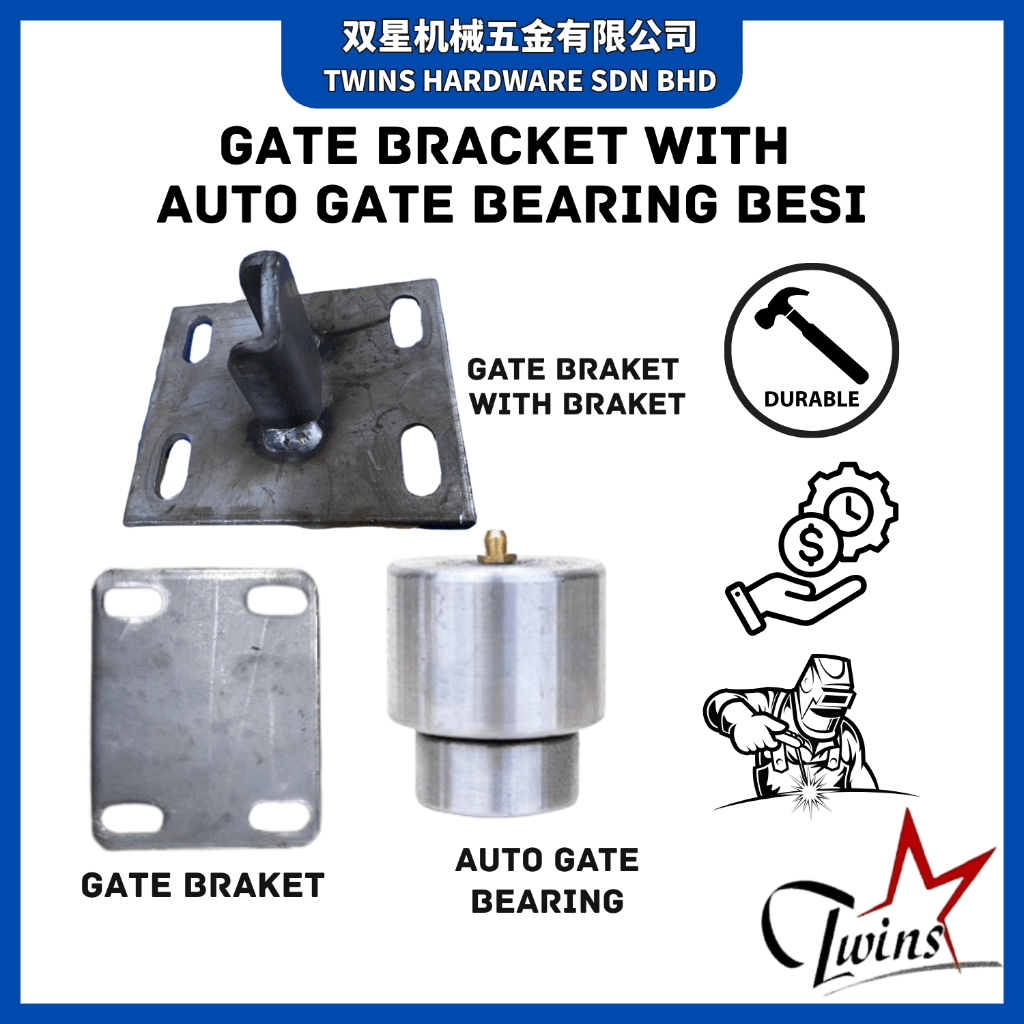 Gate Bracket with auto gate bearing Besi PAGAR BESI | Shopee Malaysia