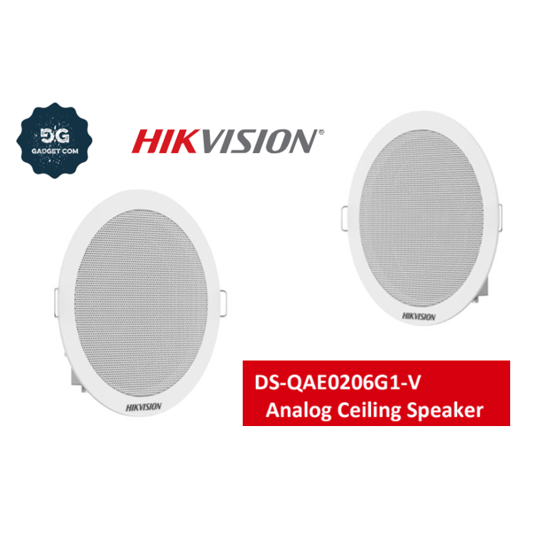 HIKVISION DS-QAE0206G1-V Analog Ceiling Speaker 6W | Shopee Malaysia