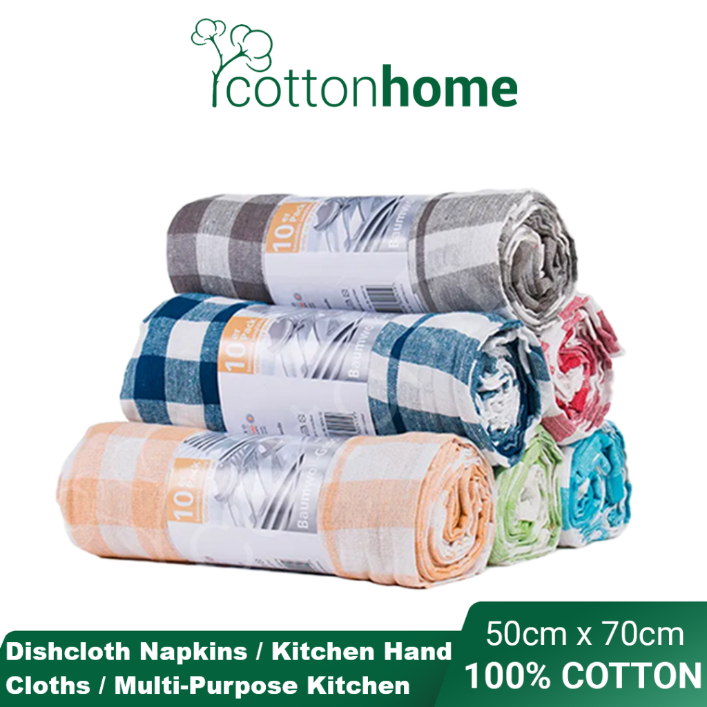 Dishcloth Napkins / Kitchen Hand Cloths / Multi-Purpose Kitchen Napkins ...