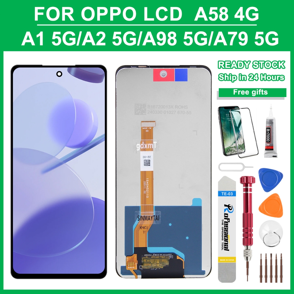 ORI LCD FOR OPPO A58 4G CPH2577/ A79 5G / A98 CPH2529/ A1 2023/ A2 5G ...