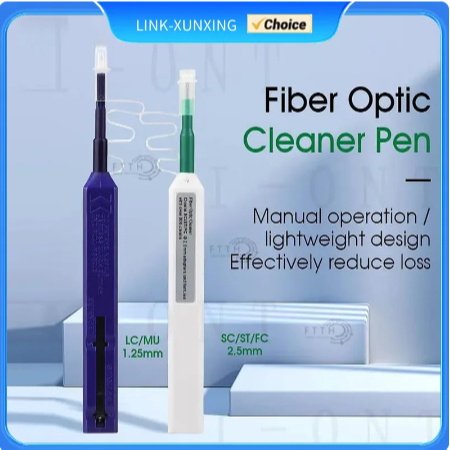 Fiber Optic One Click Cleaner for 1.25 LC & 2.5mm FC SC ST Fiber ...