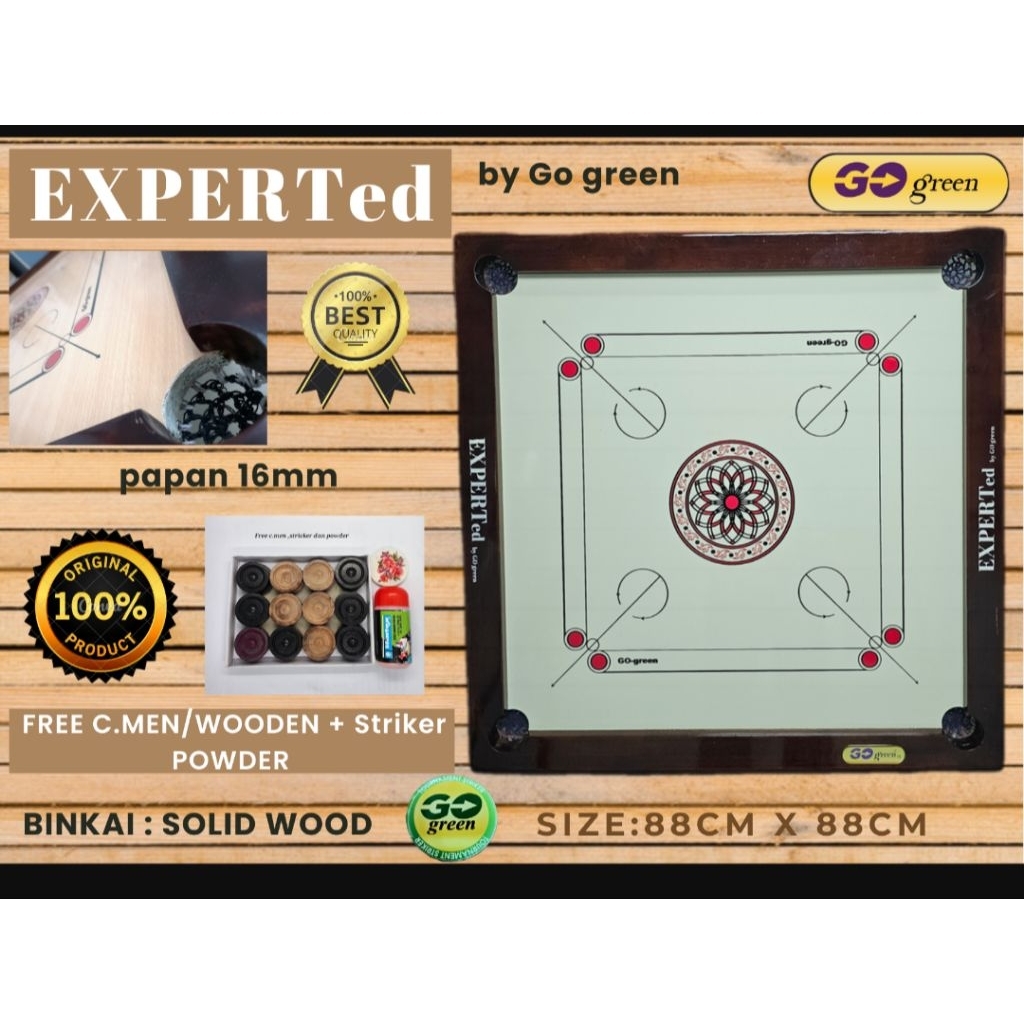 Super Quality Carrom "EXPERTed" (by Go Green) | Shopee Malaysia